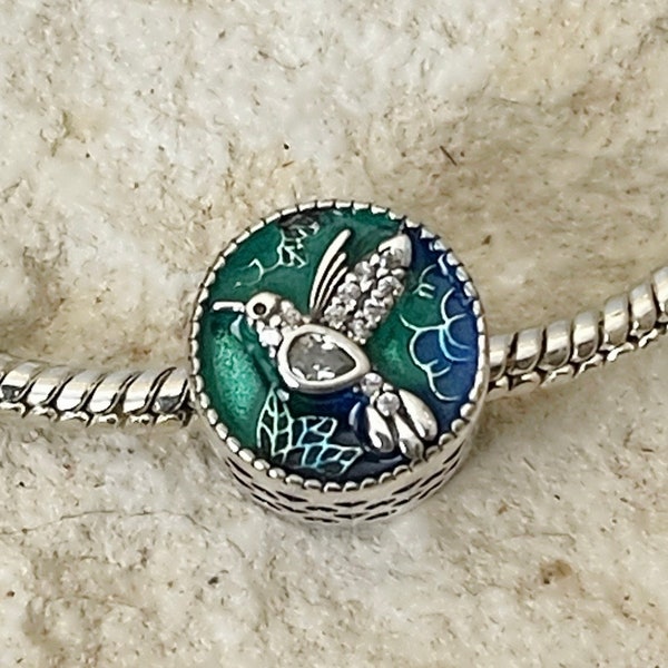 Hummingbird Charm - Etsy