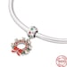 Christmas Wreath Charm Dangle Dangler Sterling Silver - Etsy