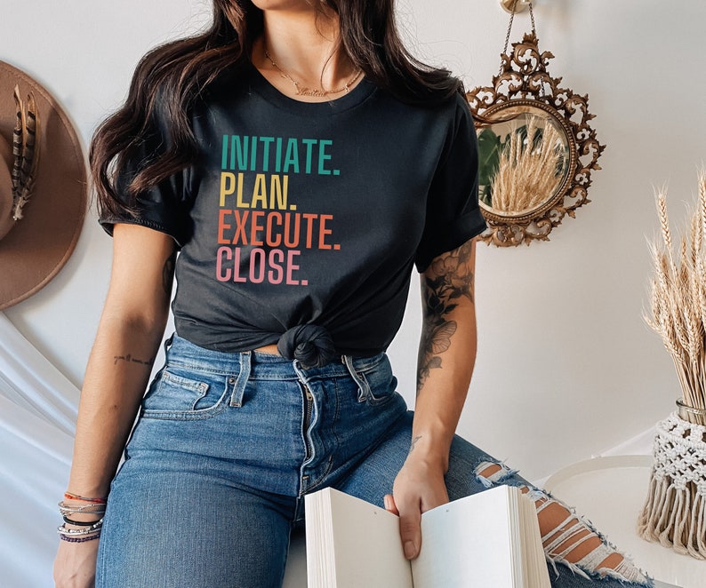 Project Manager Shirt, Project Phases, Project Manager Gift, Project ...