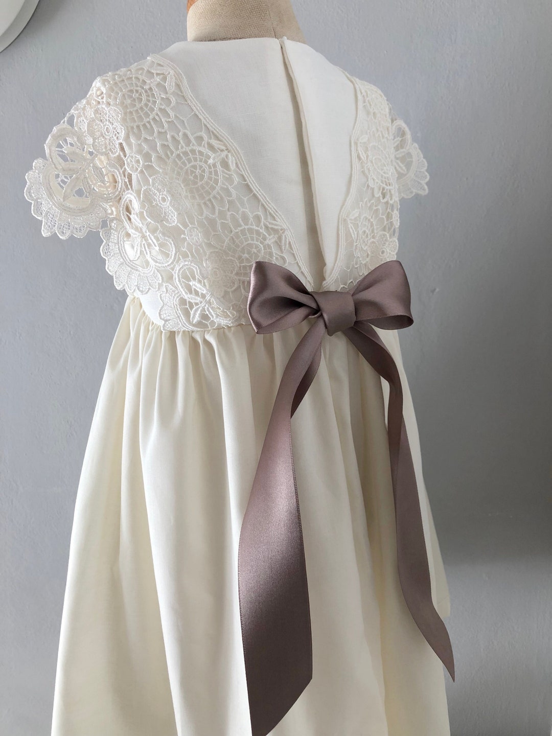 Baptism Dress Spring Summer Ceremony Christening Dress Girl ELENA - Etsy