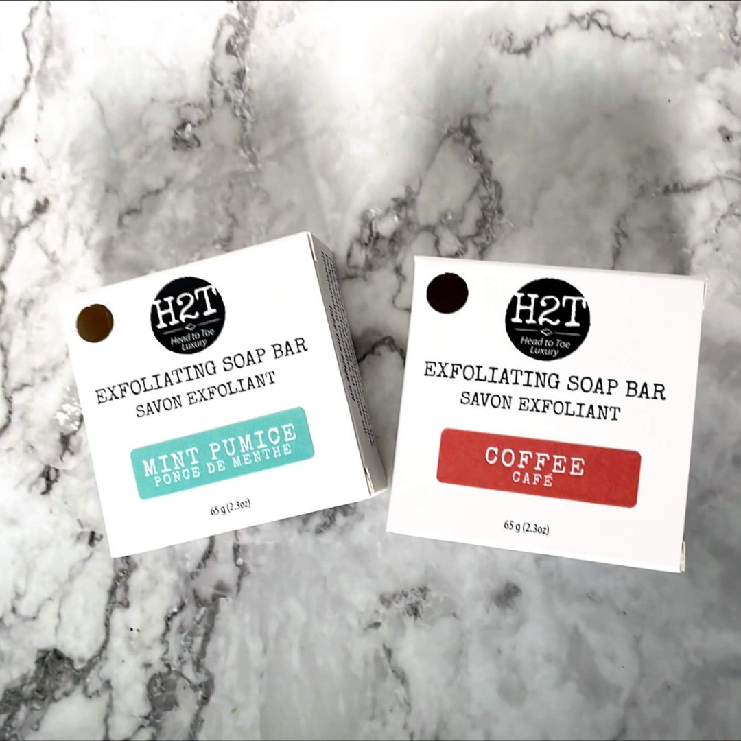 Exfoliating Soap Bar | Mint Pumice and Coffee Exfoliating Soap Bar ...