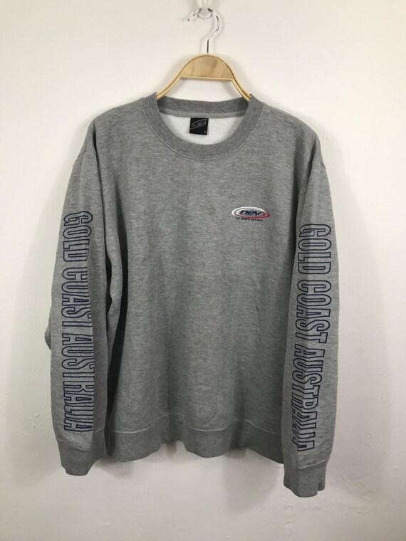 Rare!!!Nev Future Shapes Surfboard Spellout Logo Crew… - Gem