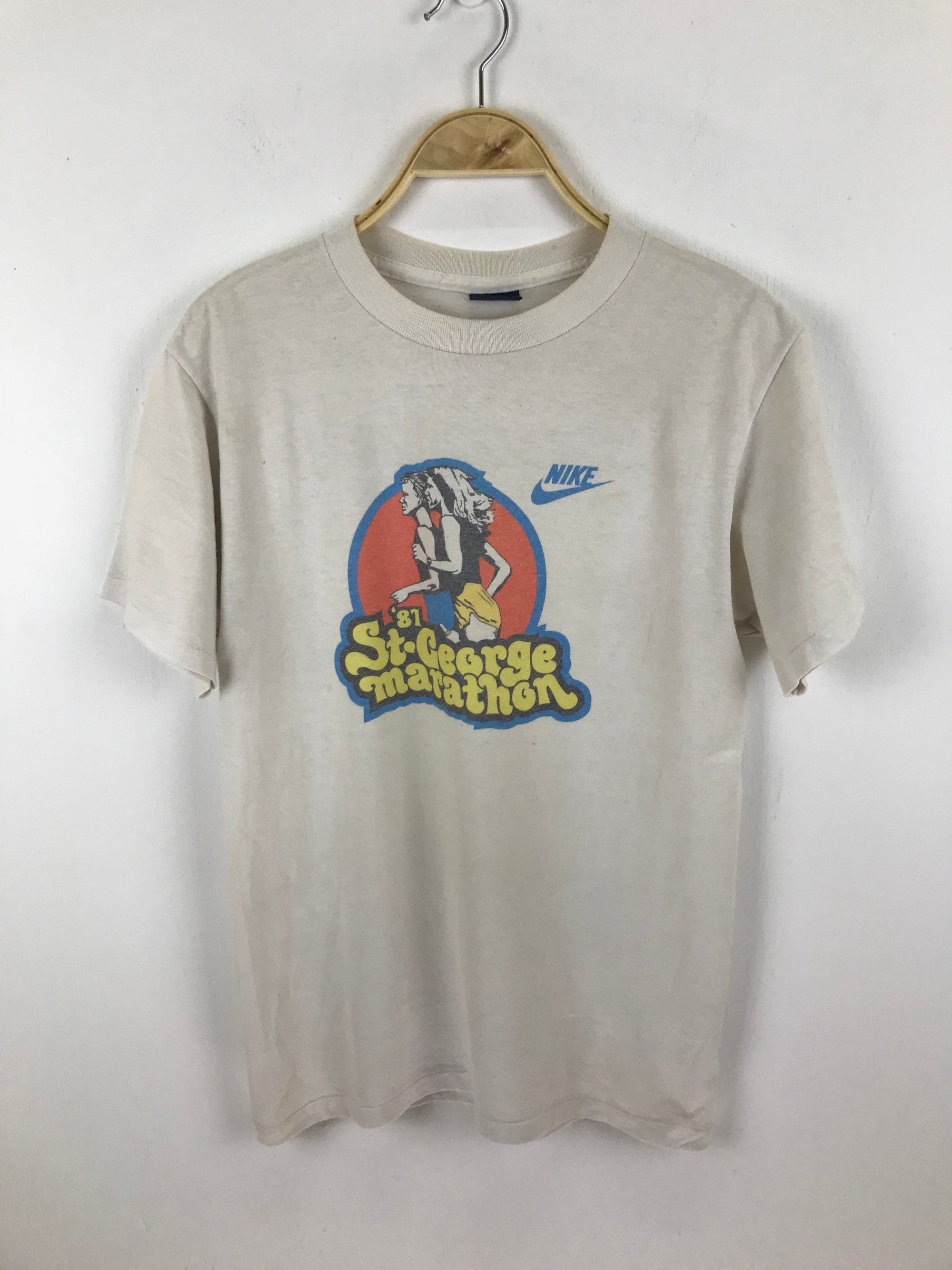 Vintage Nike Blue Tag 81 St George Marathon - Etsy