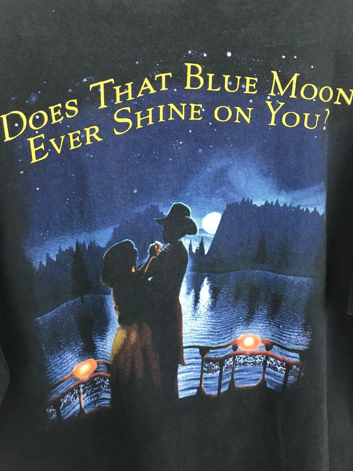Toby Keith Does That Blue Moon Ever Shine On You Xl Size Made Etsy