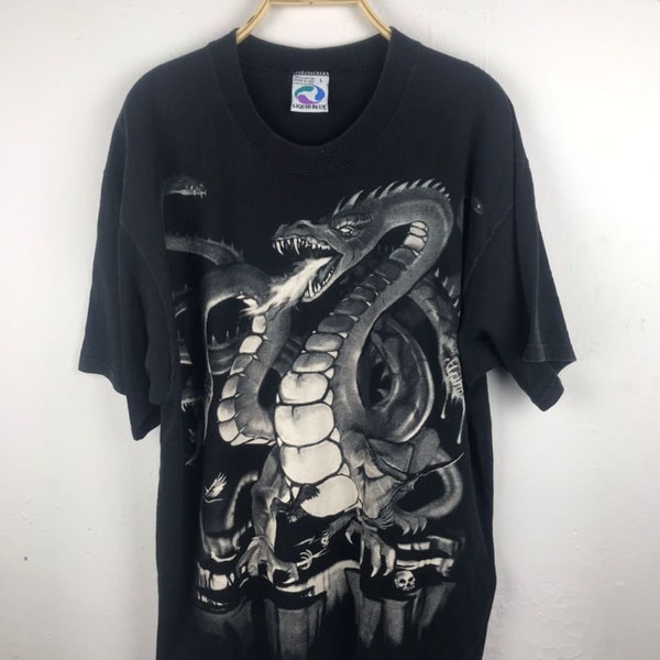 Liquid Blue Dragon Shirt - Etsy