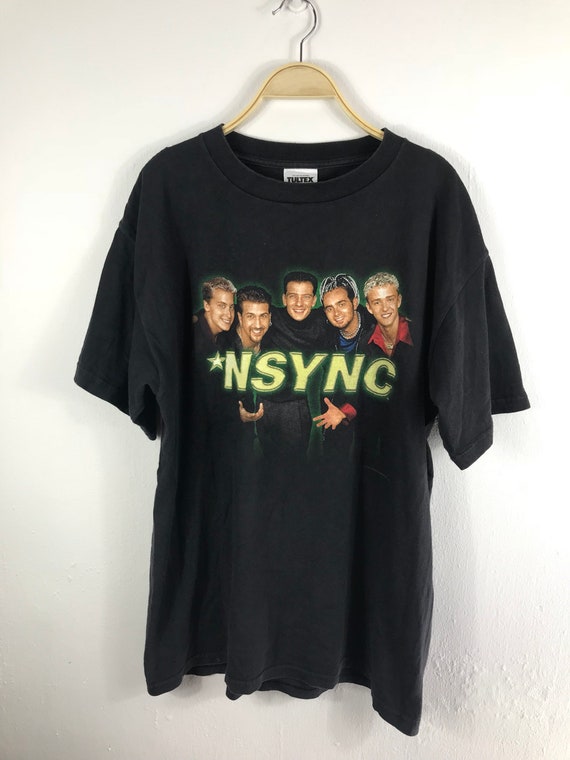Rare!!Nsync World Tour 1999 Boy Band Shirt Large Size - Gem