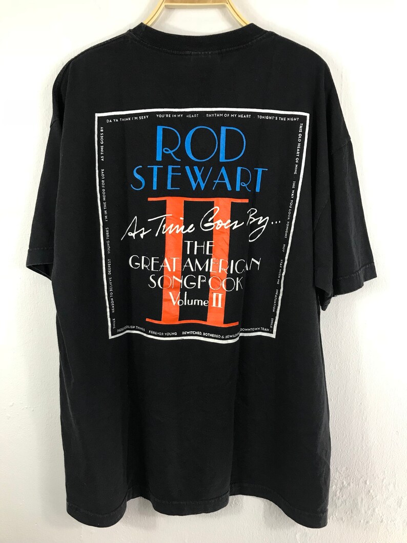 Rare!!rod Stewart in Concert Shirt XL Size Made in Usa - Etsy