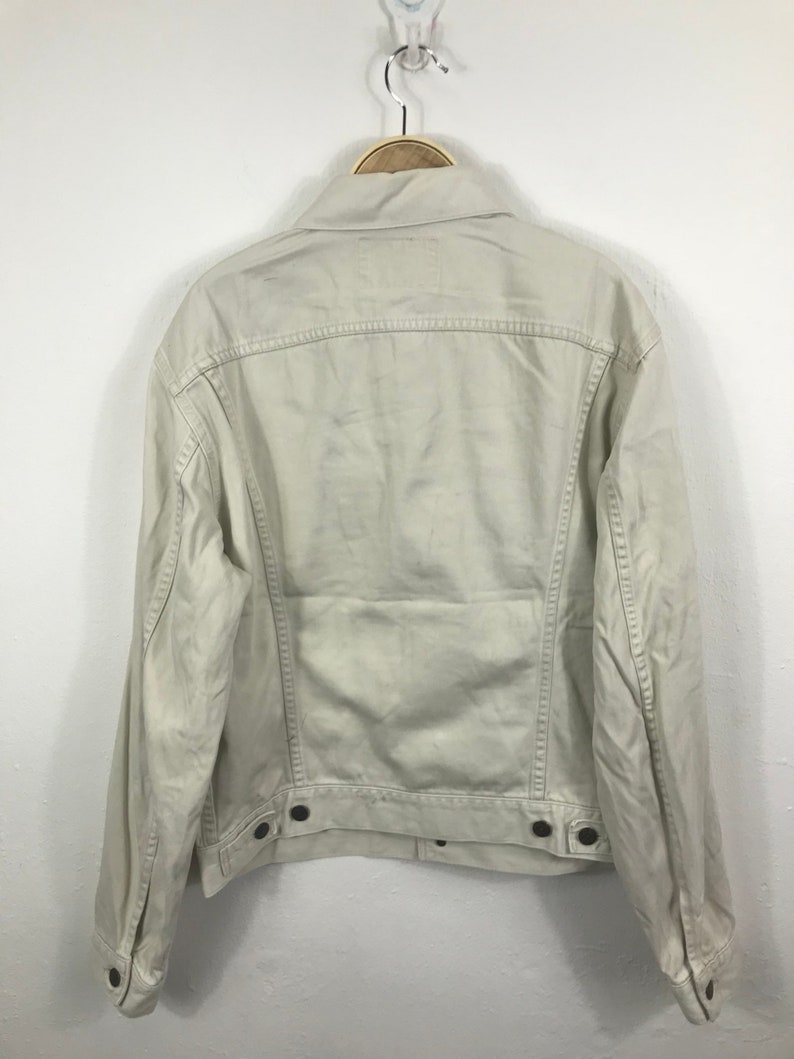 Levis Trucker Jacket White Levis Jacket - Etsy