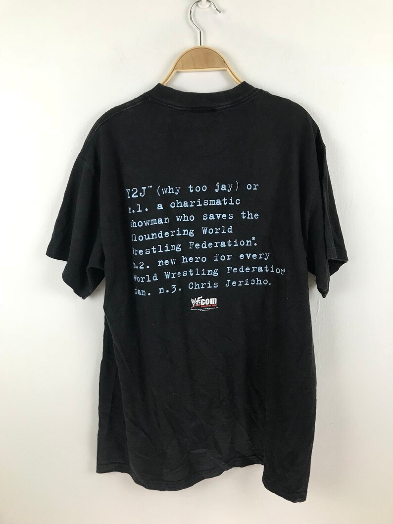 Y2J Chris Jericho Wwf Shirt Large Size - Etsy