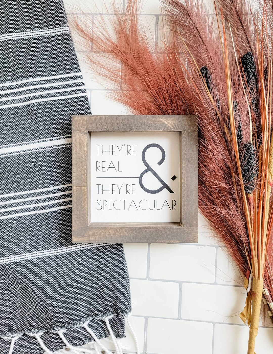 They're Real and They're Spectacular Sign | Seinfeld Gifts | Bathroom ...