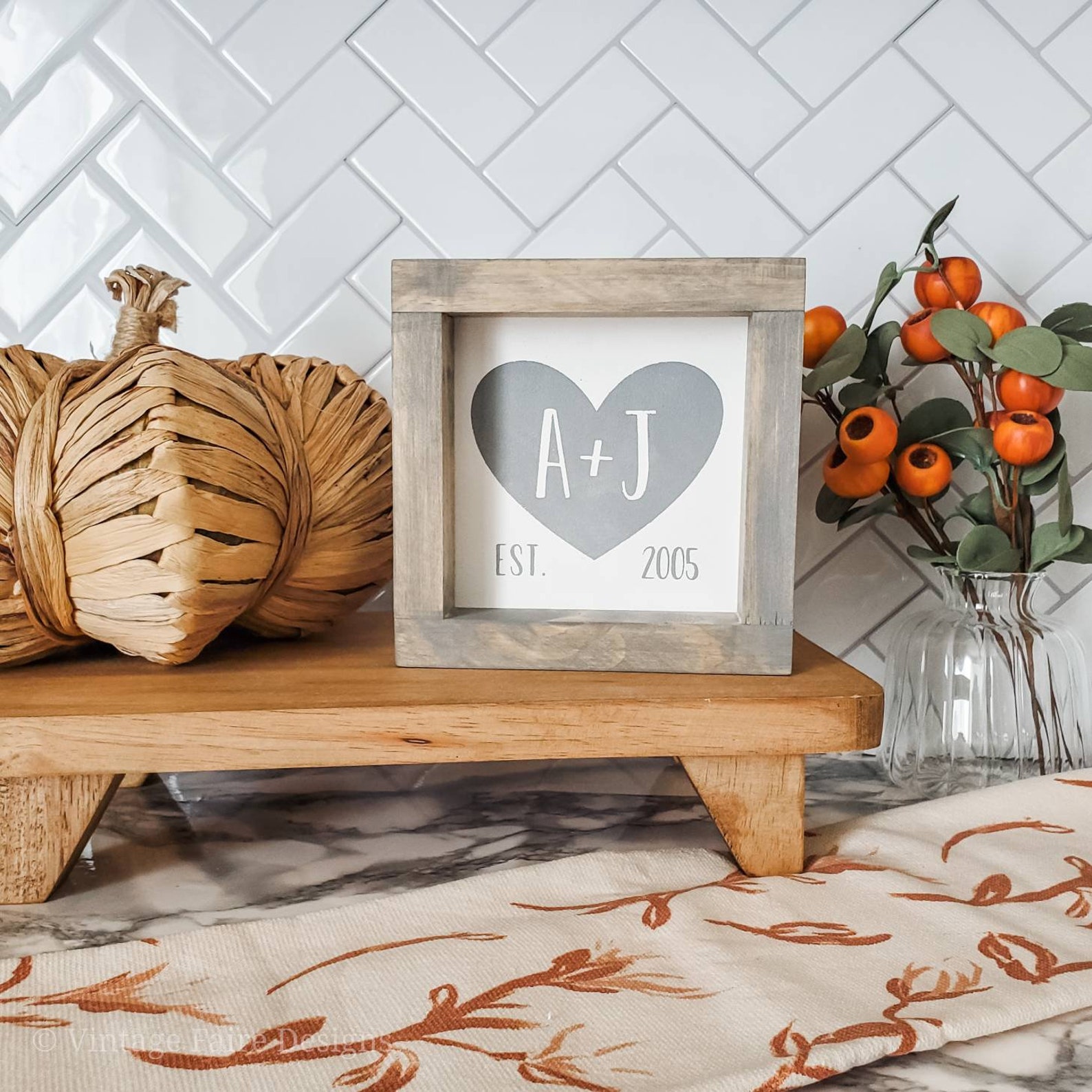 Sweethearts Sign Personalized Gift Framed Heart Sign - Etsy