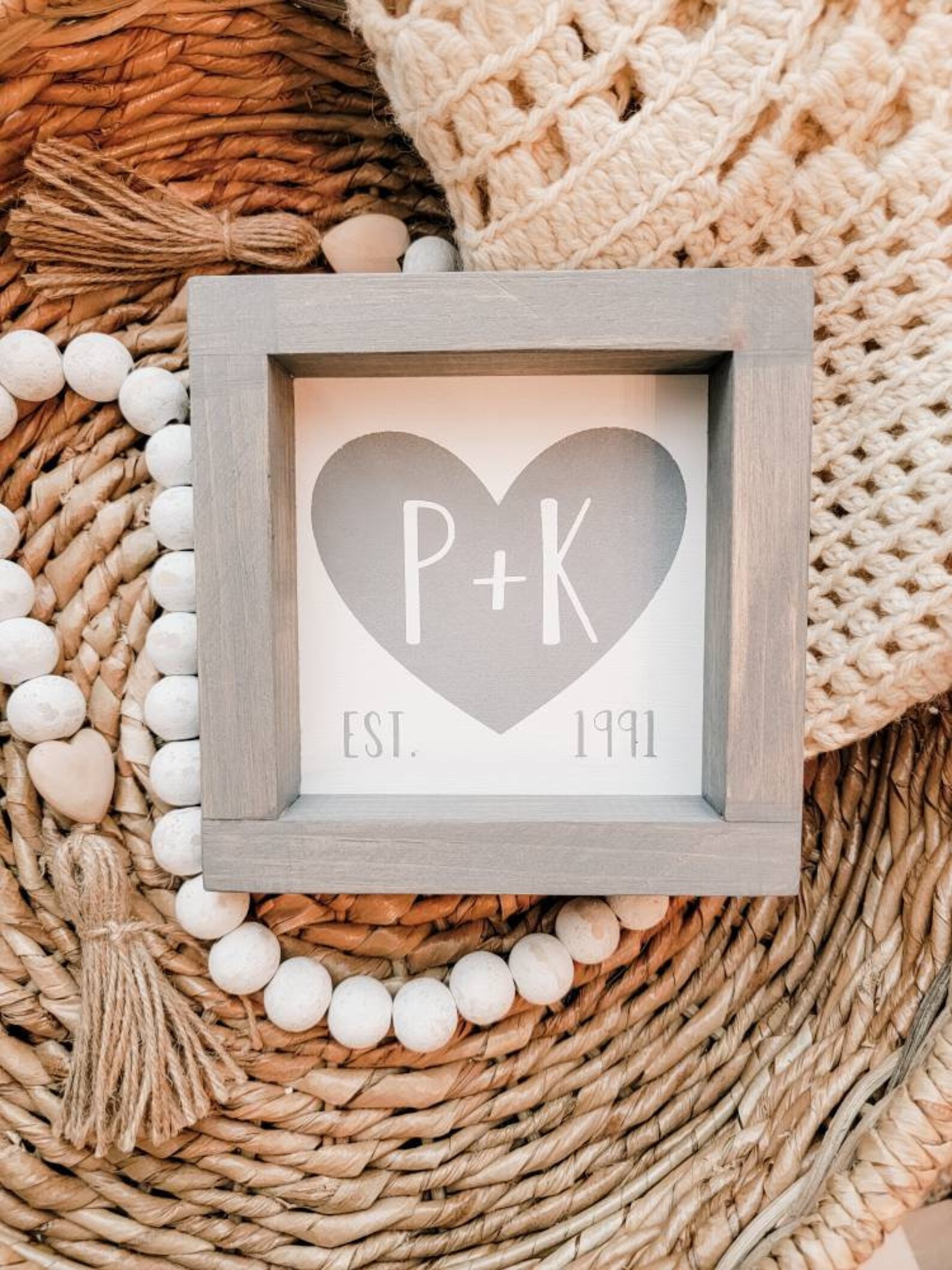 Sweethearts Sign Personalized Gift Framed Heart Sign | Etsy