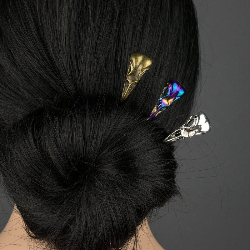 Skull Hair Accessory - Etsy