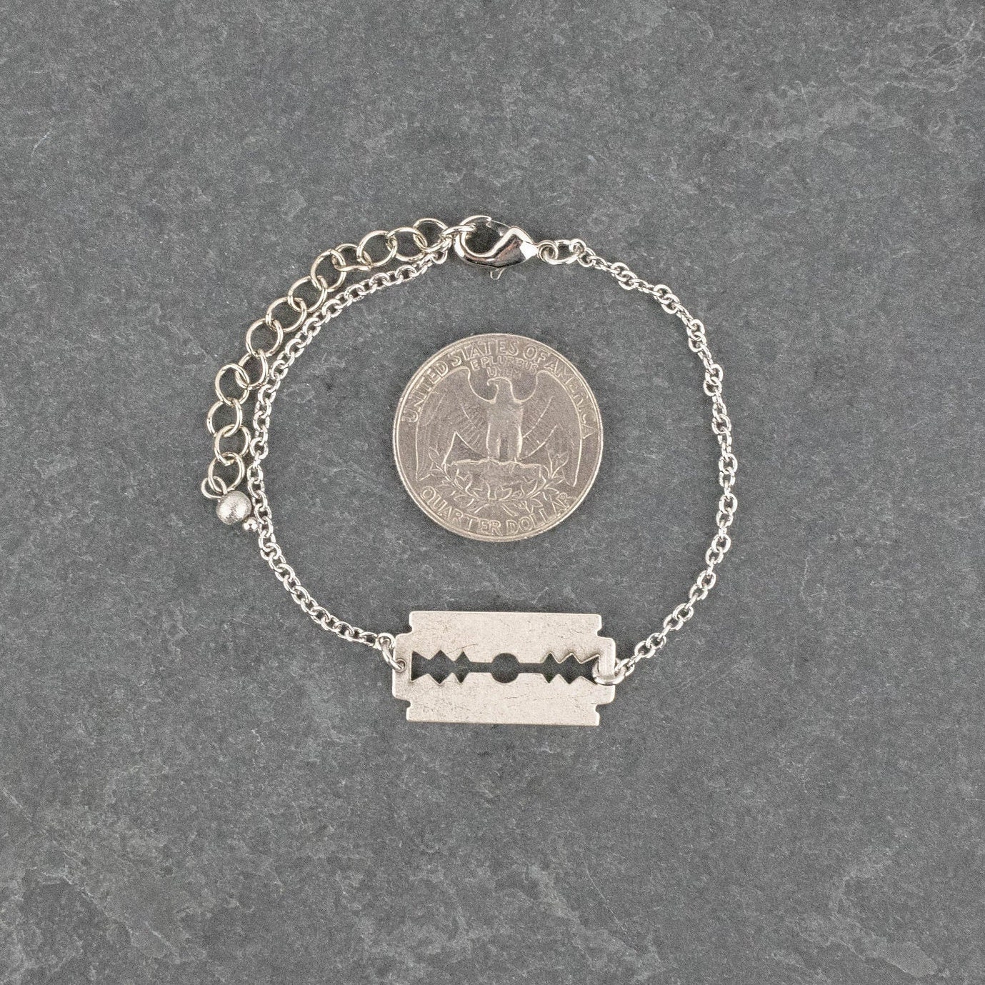 Razor Blade Bracelet Edgy Jewelry Punk Rocker Accessory - Etsy