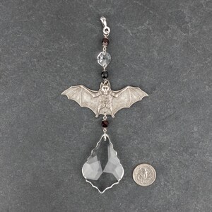 Bat Ceiling Fan Pull, Gothic Home Decor, Flying Fox Window Sun Catcher ...
