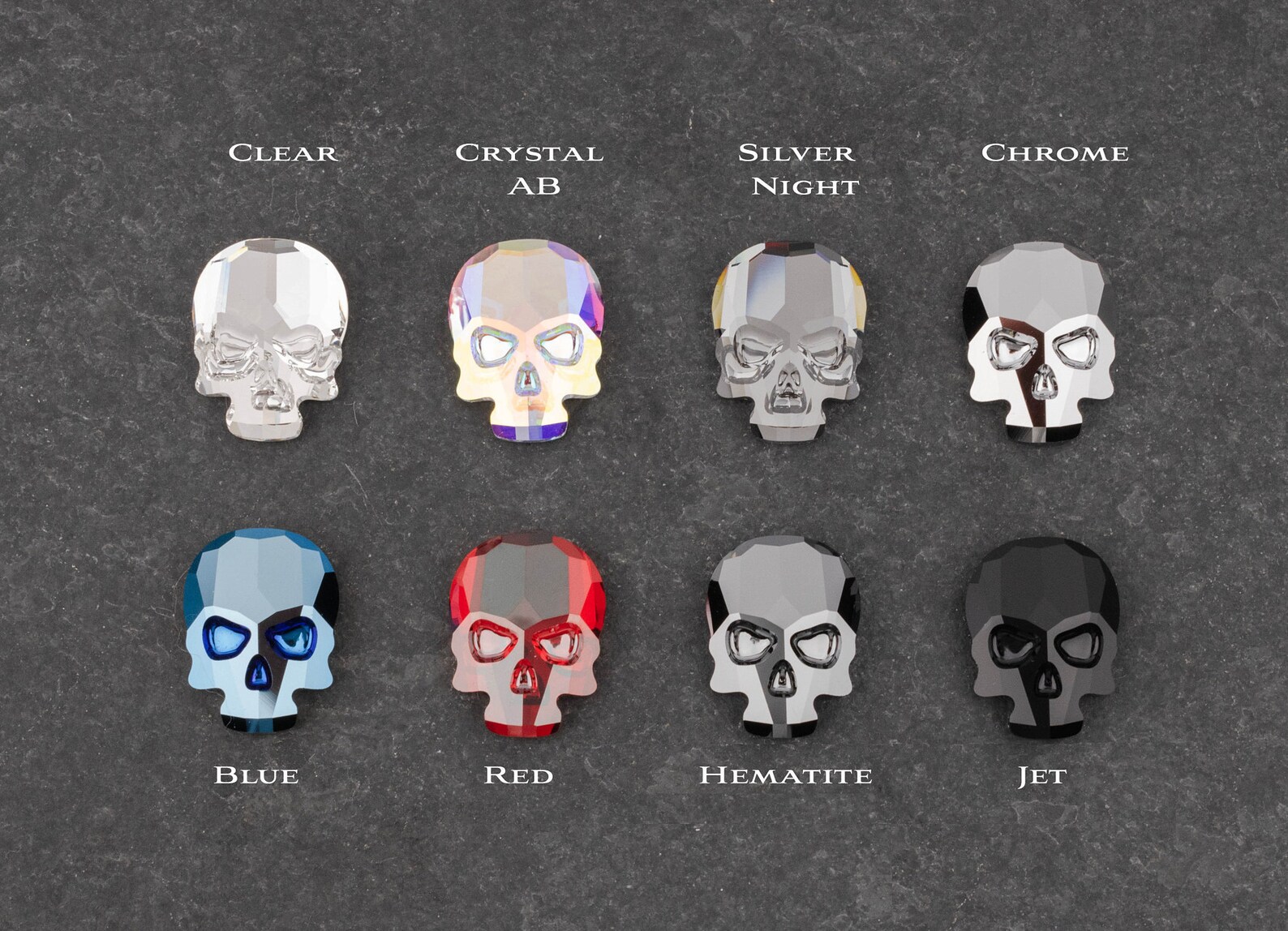 Curved Skull Bracelet Pick Color & Size Edgy Bangle - Etsy