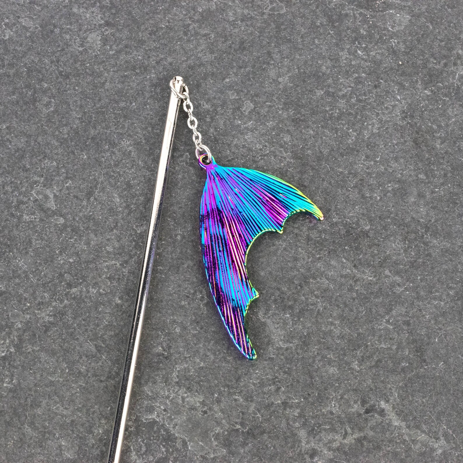 Dragon Wing Hair Stick Bat Wing Hair Pin Oil Slick Hair | Etsy