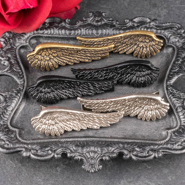 Angel Wing Hair Clip - Etsy