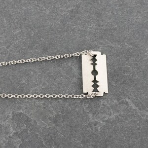 Razor Blade Bracelet, Edgy Jewelry, Punk Rocker Accessory, Cutting ...