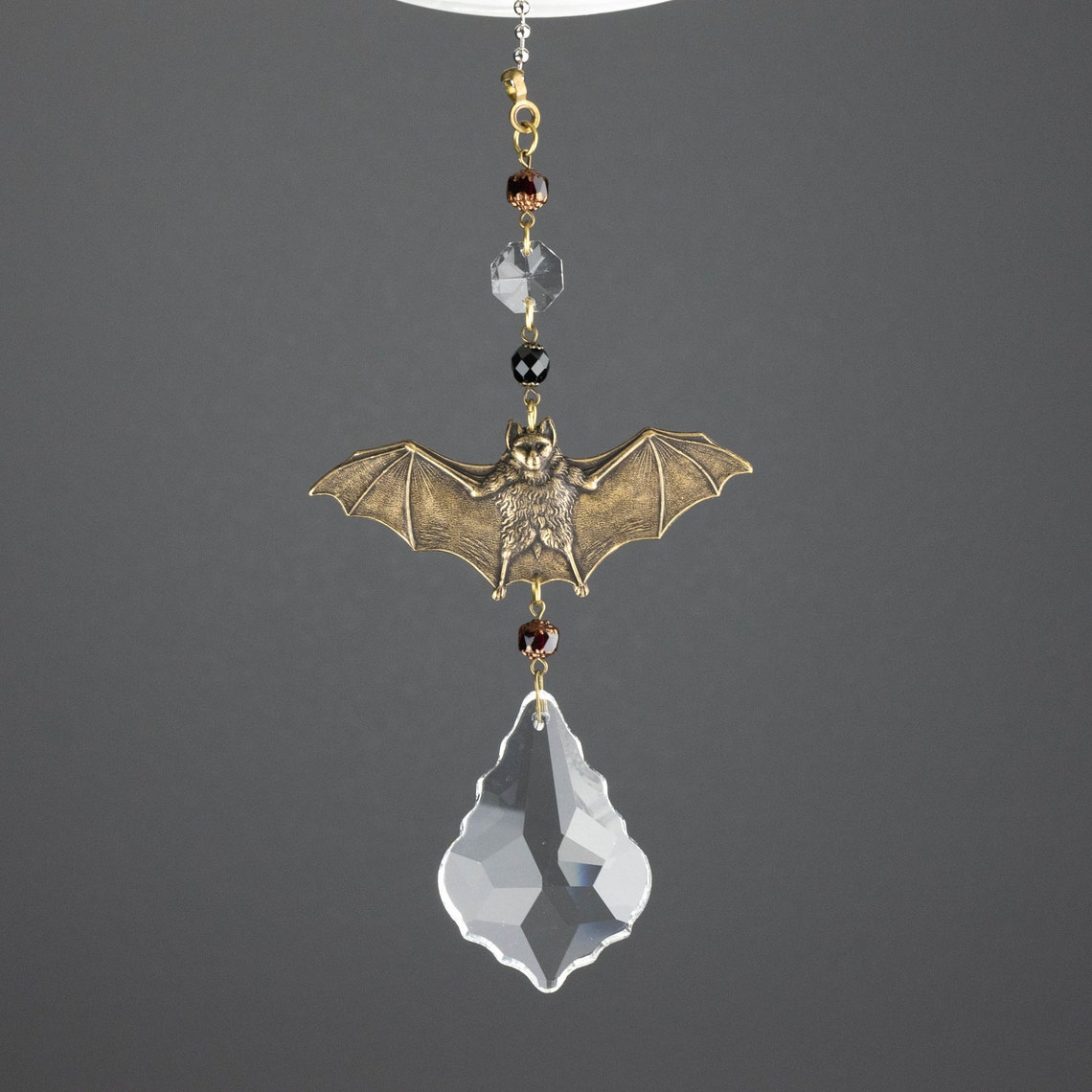 Bat Ceiling Fan Pull Gothic Home Decor Flying Fox Window Sun - Etsy