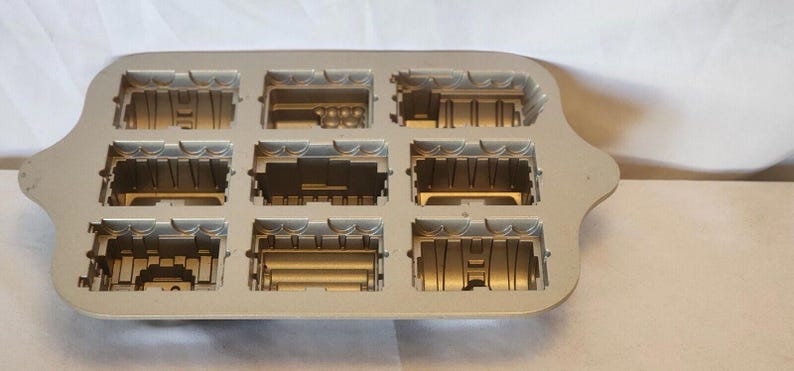 Novelty Train Cake Pan Set 9-cavity Mold for Creative Baking - Etsy