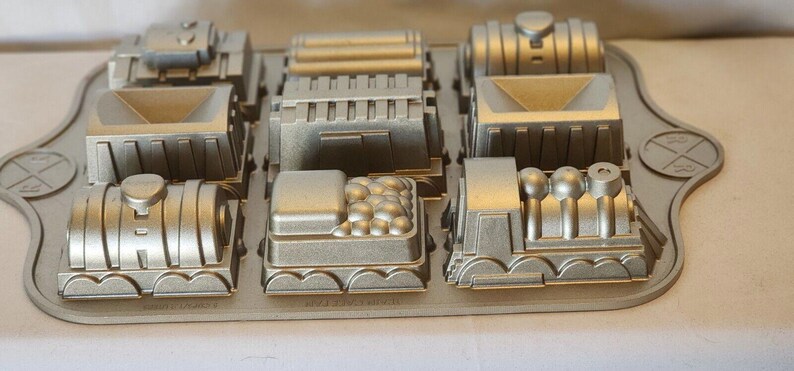 Novelty Train Cake Pan Set 9-cavity Mold for Creative Baking - Etsy