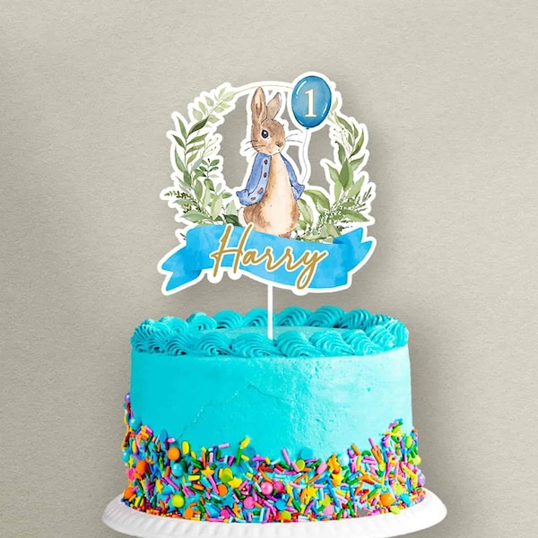 Peter Rabbit Cake Topper - Etsy Australia