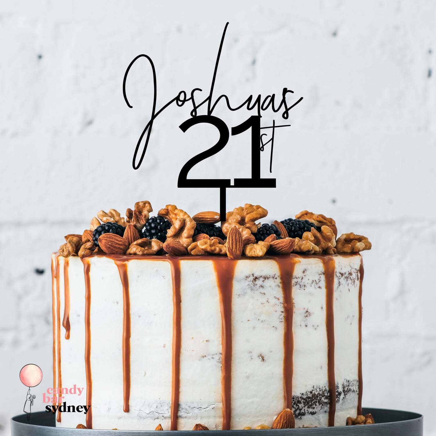 Kitchen Décor Personalised Cake toppers with age Home & Living Kitchen ...