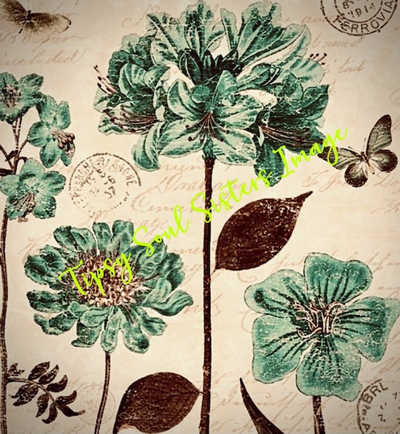 Vintage Teal Image/background Instant Digital Download - Etsy