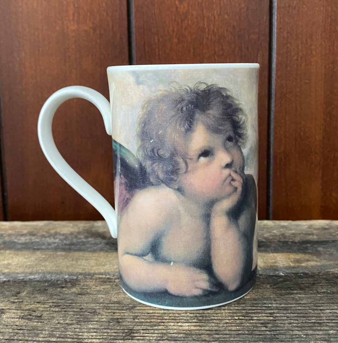 Vintage Dunoon Brand Raffaello Cherubini Angels Cup/mug - Etsy