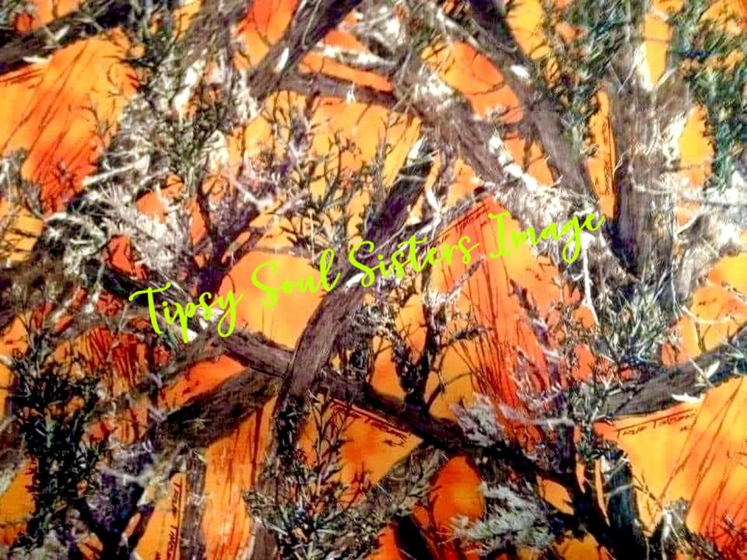 Orange Fall Camo Graphic Design/image/background/backdrop Instant ...