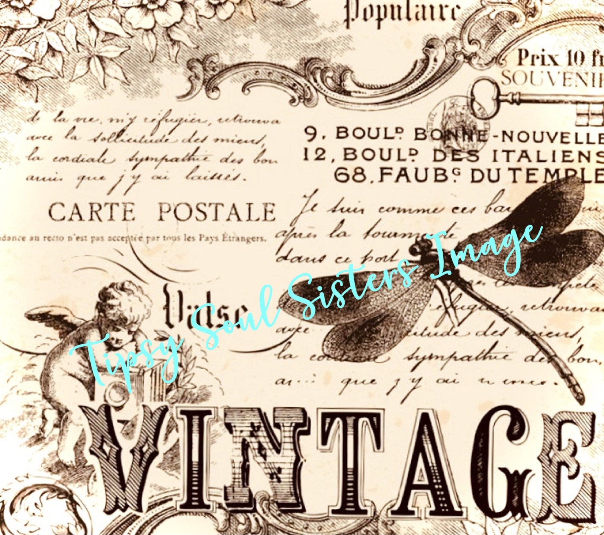 Vintage Ephemera Image/background Instant Digital Download - Etsy