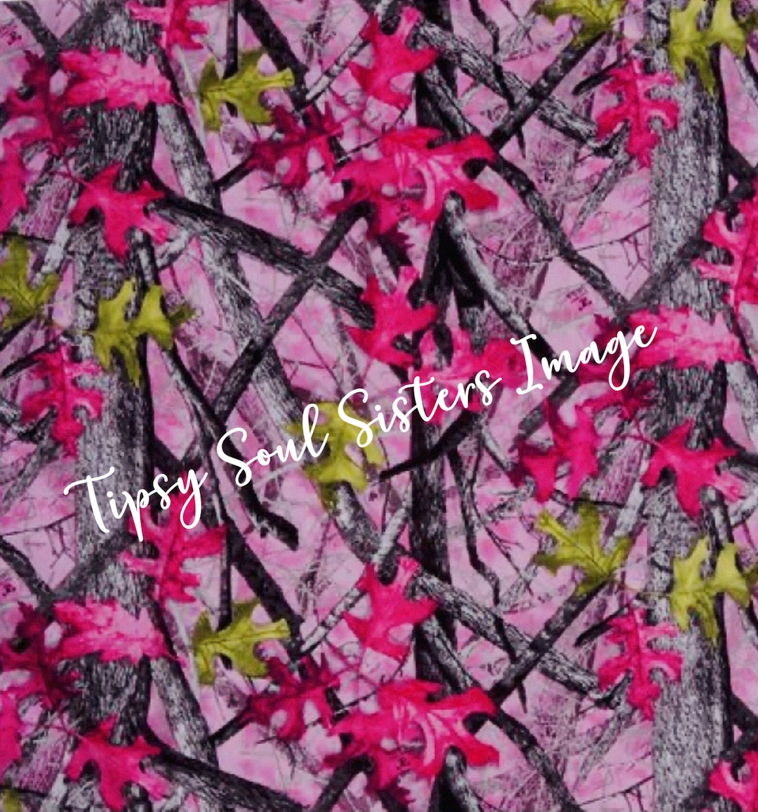 Pink Fall Camo Image/graphic Design/background Instant Digital Download ...