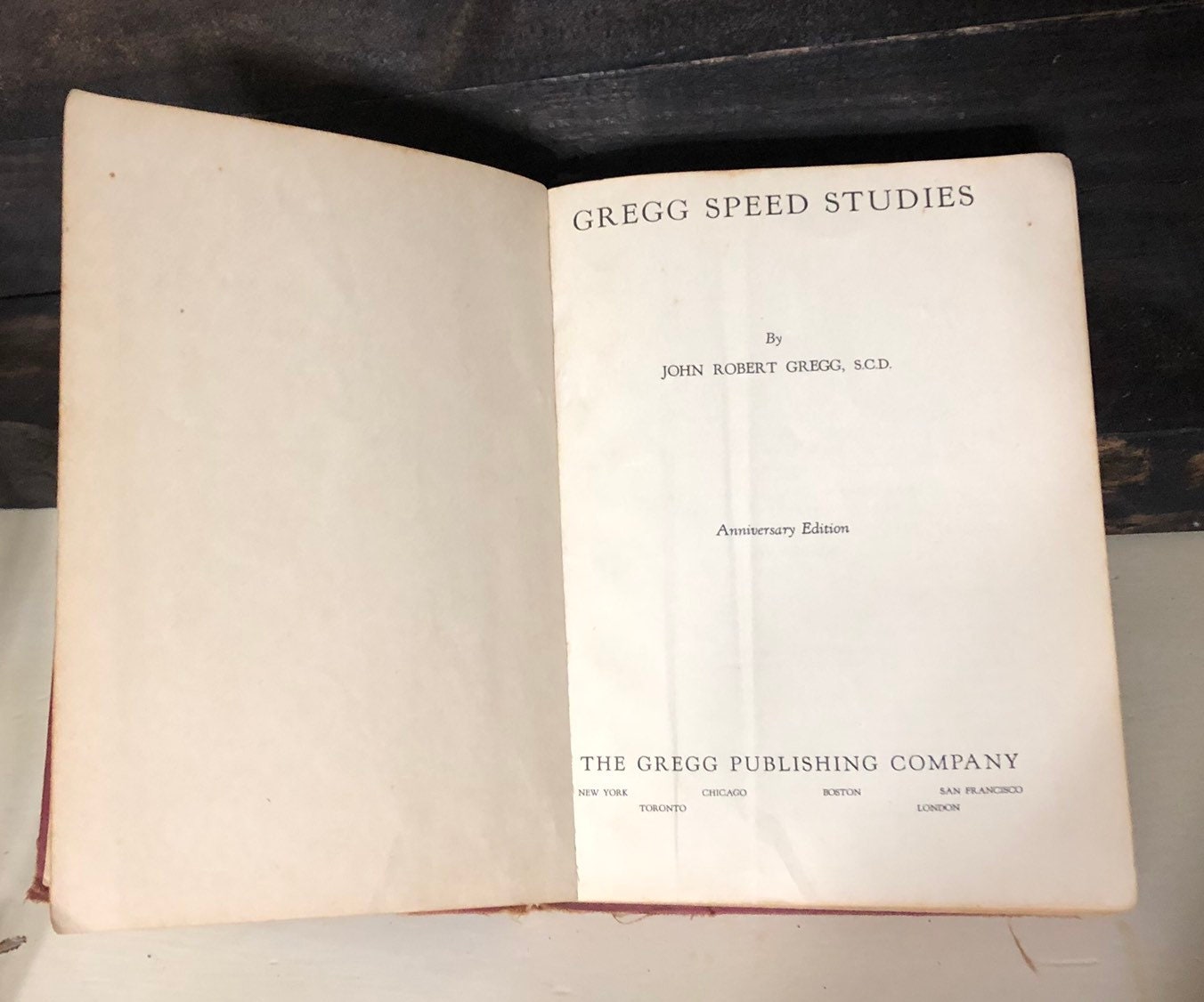 Gregg John Robert Gregg Speed Studies Anniversary Edition - Etsy UK