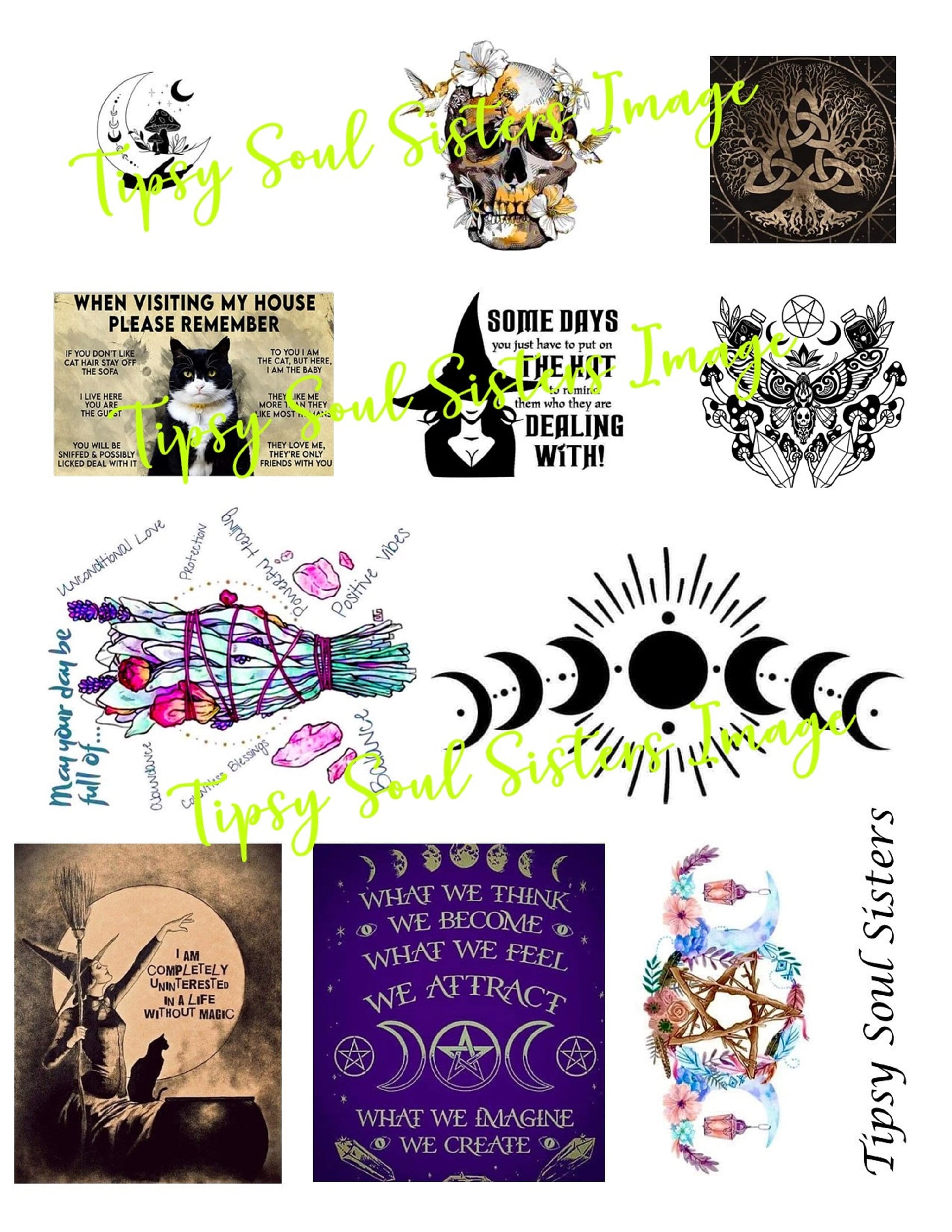 Printable Witch Bag 2: Witch Mini Prints, Witch Mini Graphics, Witch ...