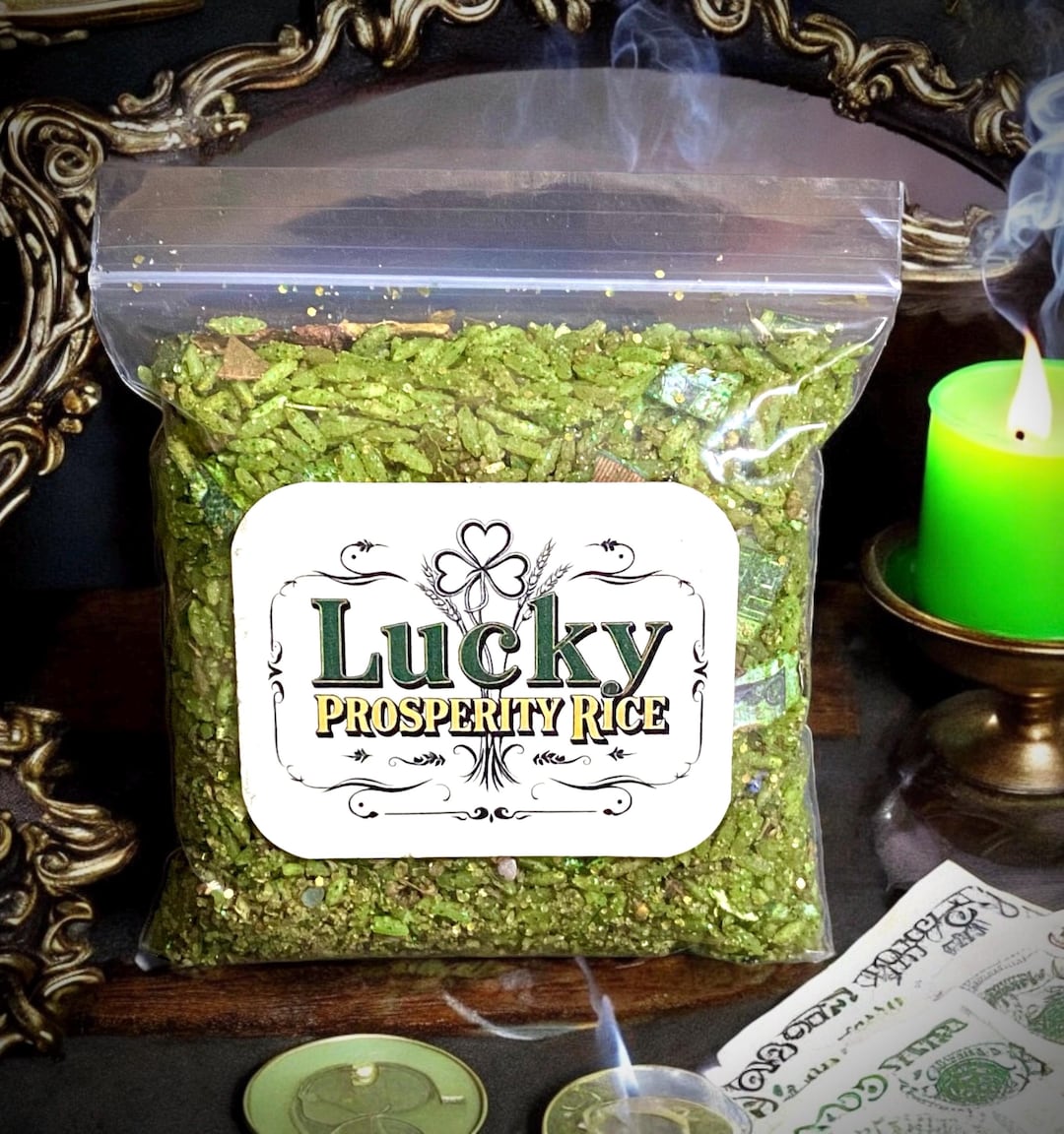 Lucky Prosperity Money Rice - Approximately4 Oz. for Spells and All ...