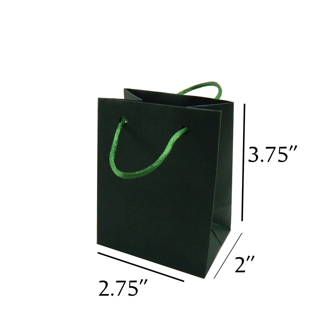 10 Mini Paper Bag With Rope Handles Matte Paper Party Gift | Etsy