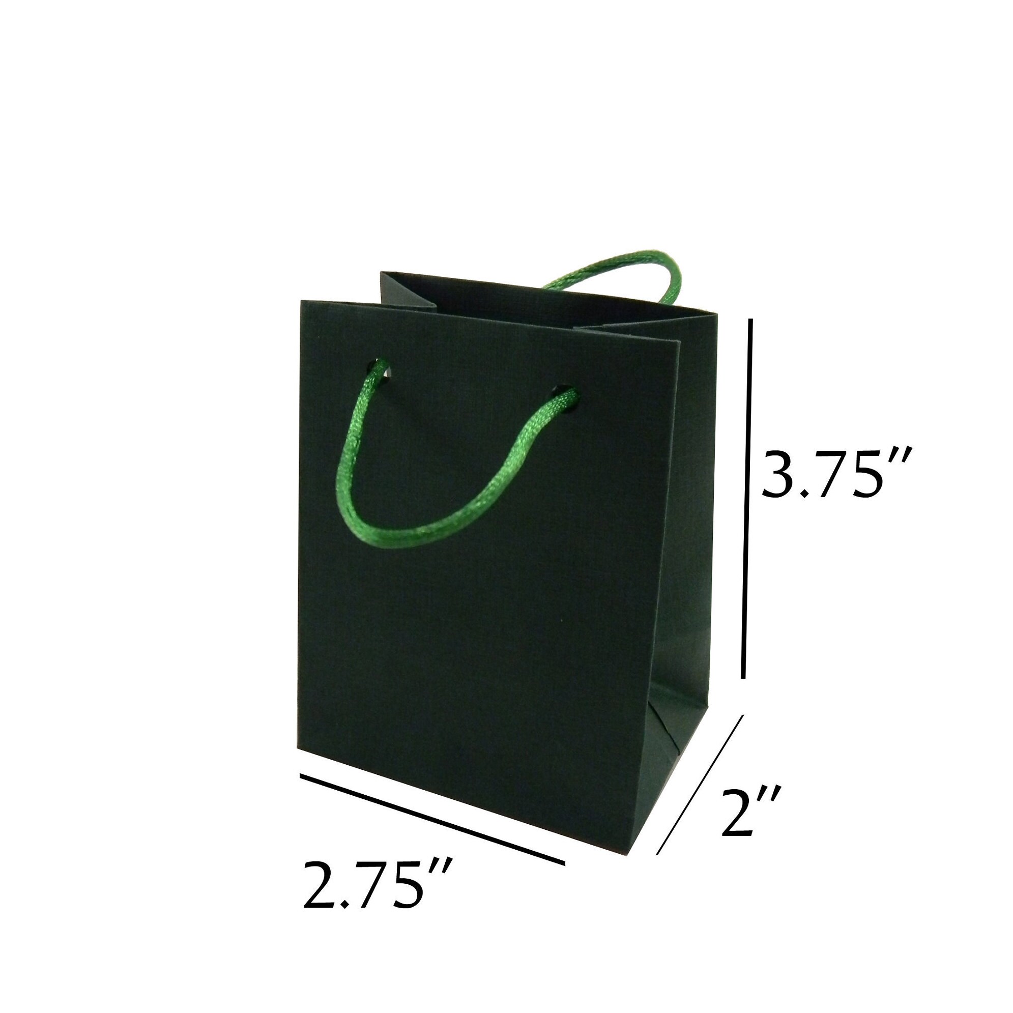 10 Mini Paper Bag With Rope Handles, Matte Paper Party Gift Bags ...