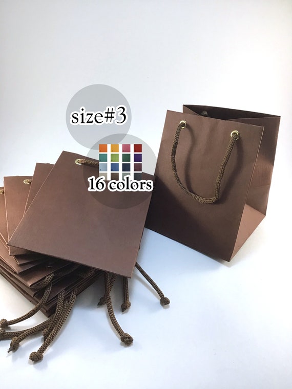 10 Pcs Brown Gift Bags Wedding Favor Bags Baby Shower Bags - Etsy