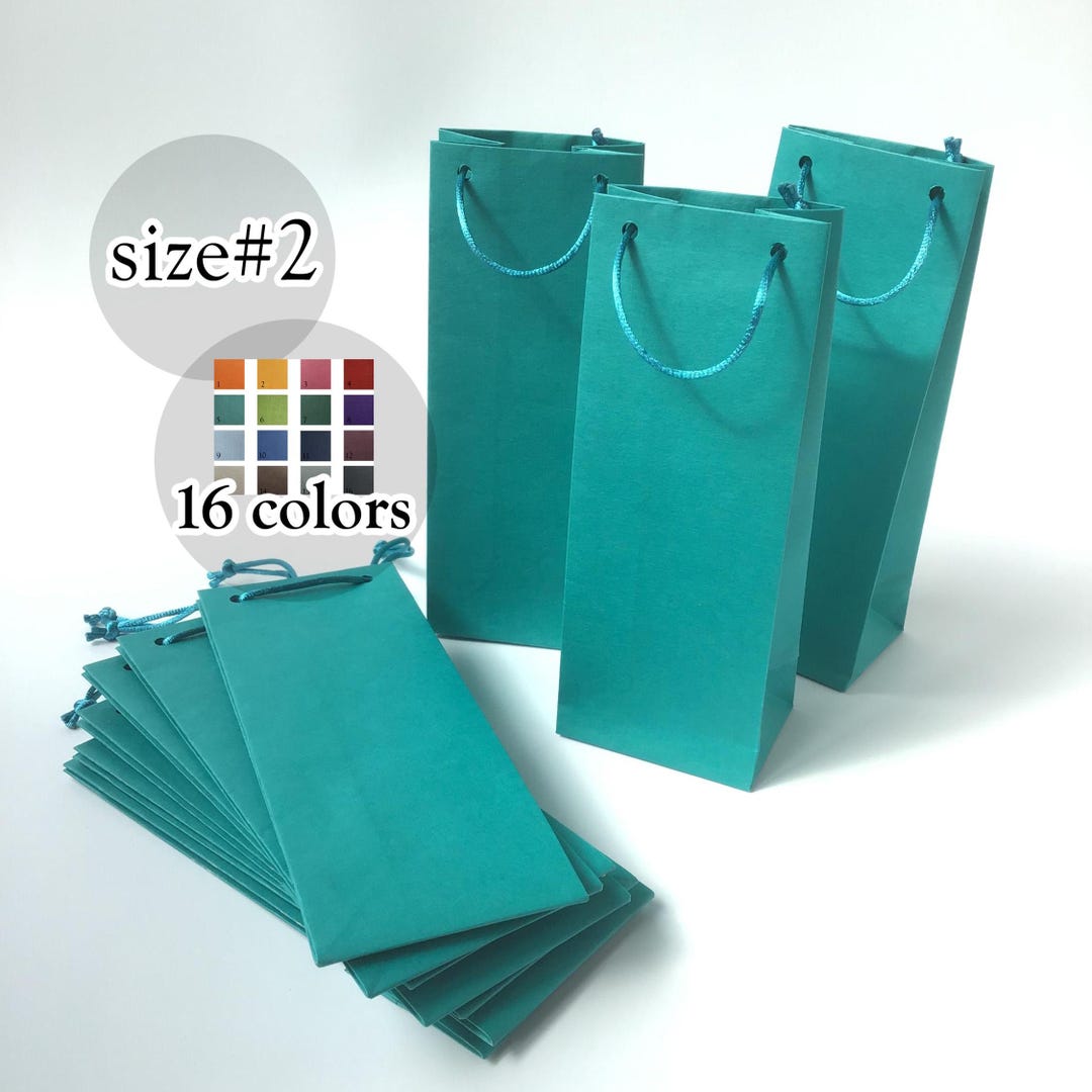 Set of Mini Paper Bags, Matte Paper Party Gift Bags, Candy Cookie Bag ...