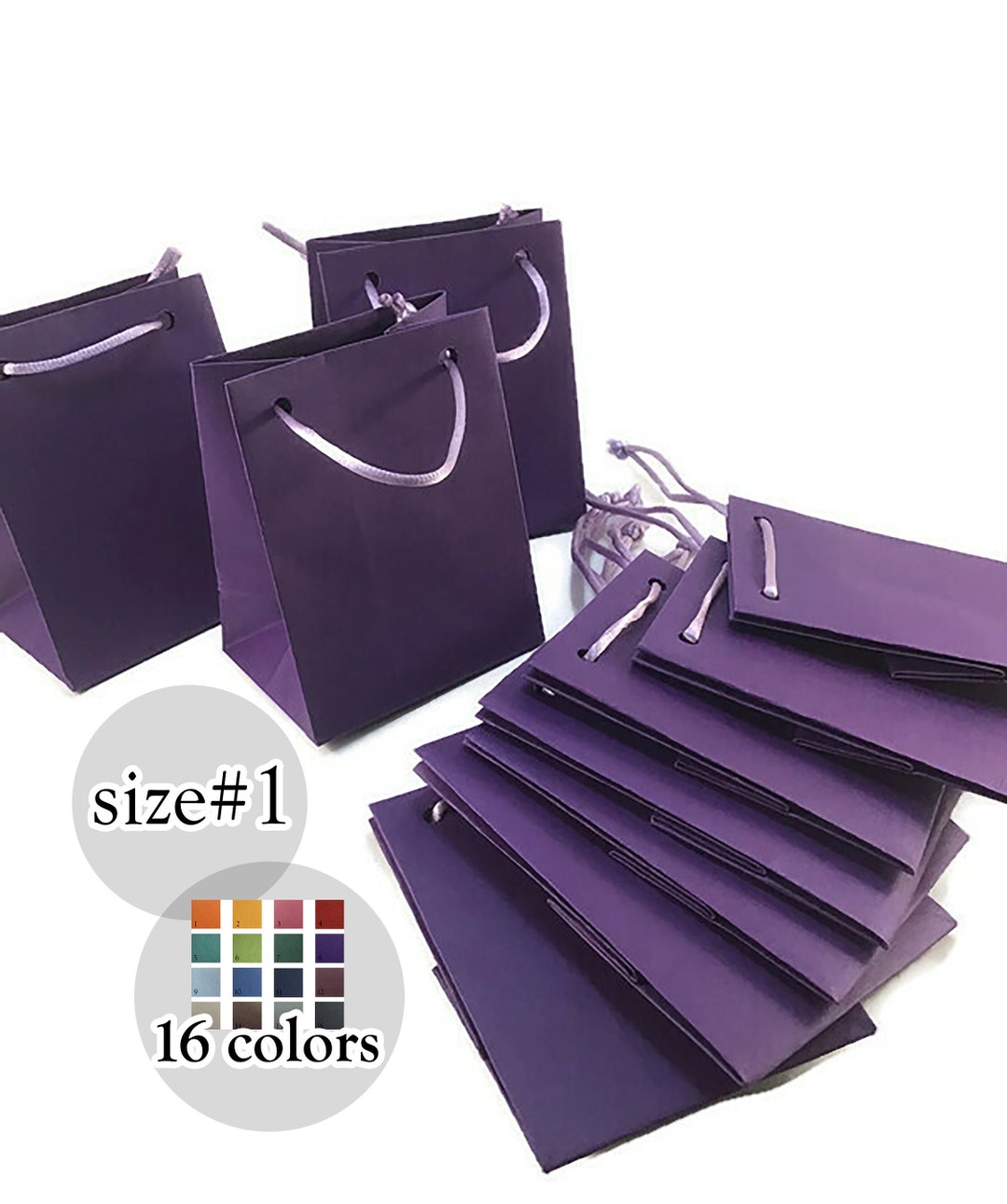 Violet Paper Bags: Extra Small, Perfect for Holidays, and Elegant Gift ...