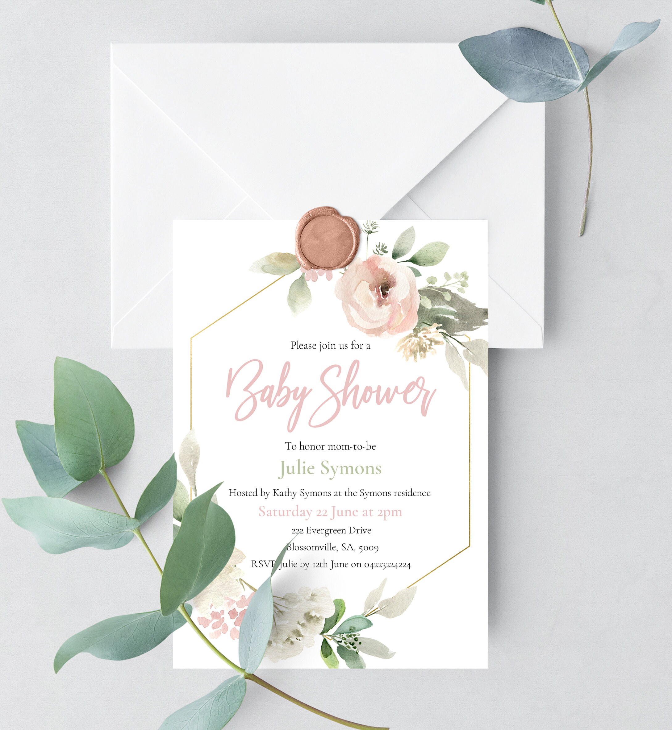 Dusty Pink Pacifier Hunt Baby Shower Sign Pacifier Game | Etsy