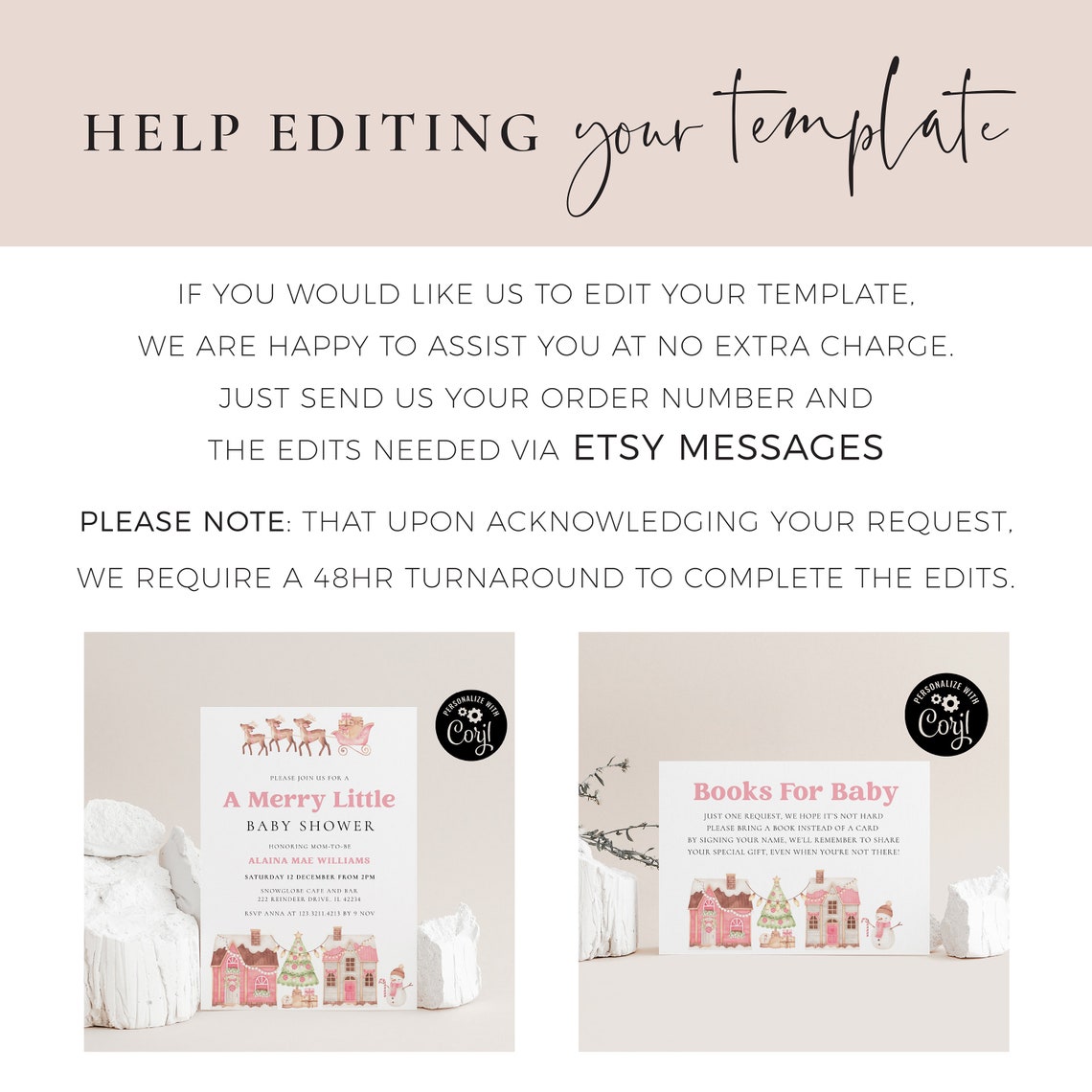 Editable Guess How Many Sign Merry Little Baby Shower How - Etsy