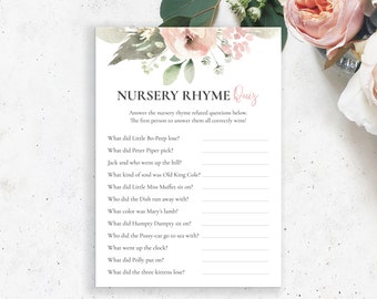 Nursery Rhyme Baby Shower Games - Etsy