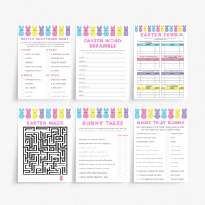 Easter Games Bundle, Kids Easter Games, Easter Trivia, Easter Feud Game ...