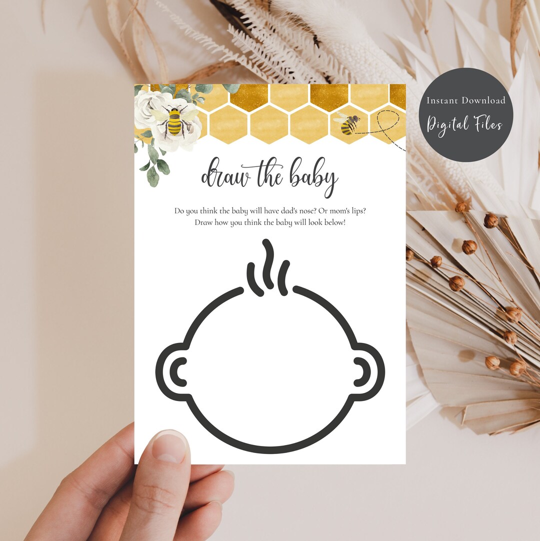 Draw the Baby Game, Guess Baby's Traits Game, Printable Baby Games, Bee ...