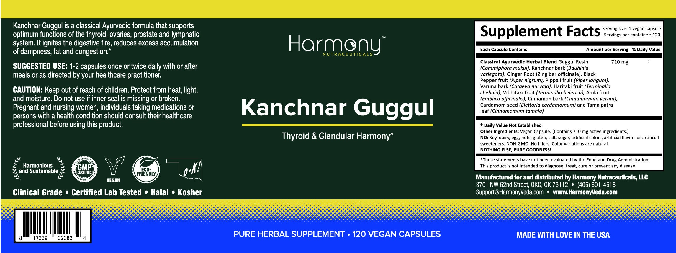 Kanchnar Guggul Thyroid Glandular Harmony Pure Ayurvedic Supplements ...