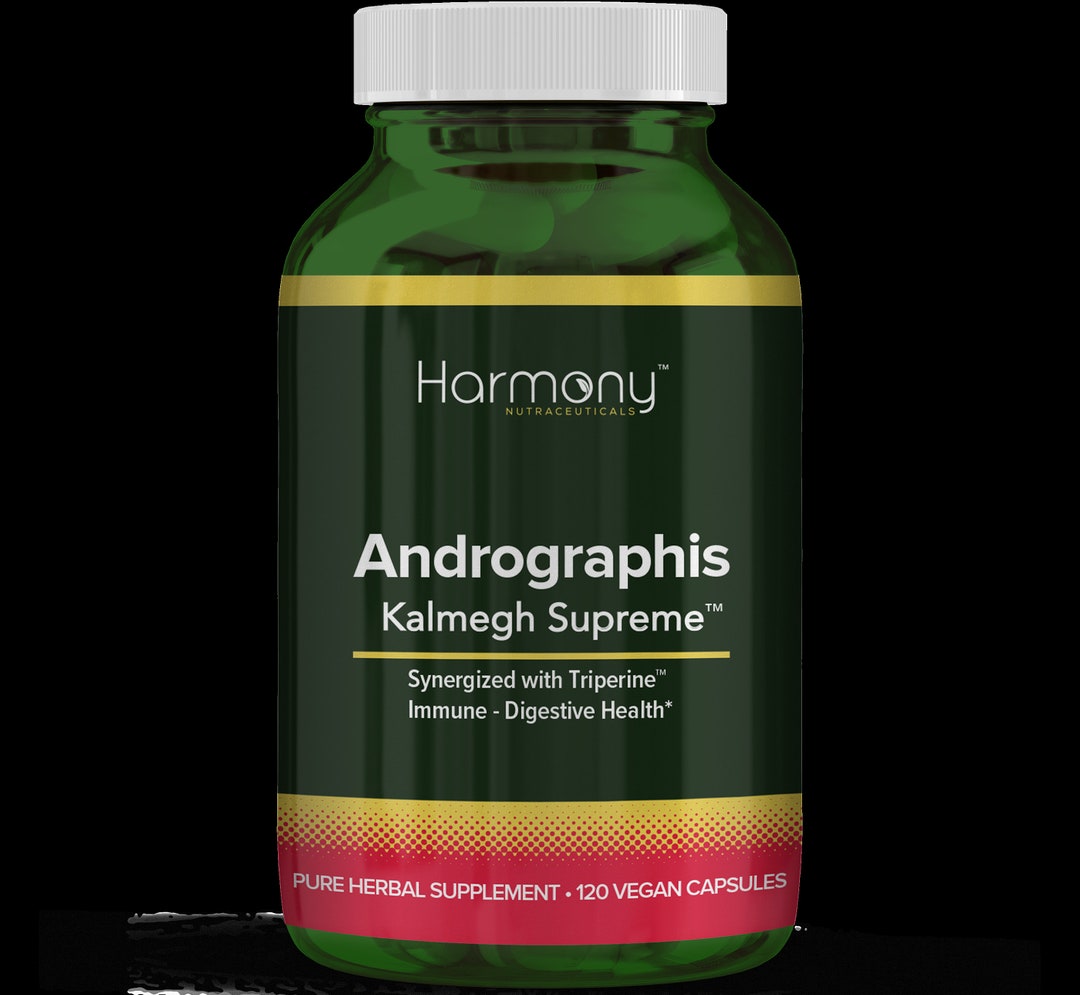 Andrographis Supreme--kalmegh, Pure Ayurvedic Supplement, 120 Vegan ...