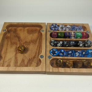 Master's Crypt • Dice Tray • Dice Storage • Tabletop Game • Solid Wood ...