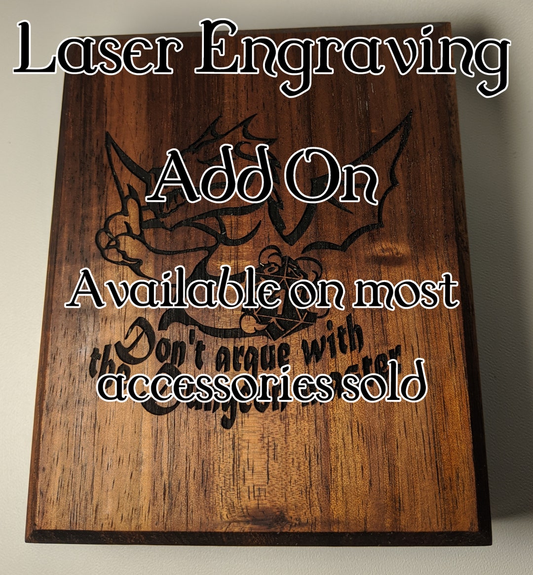 Laser Engraving Add On - Etsy